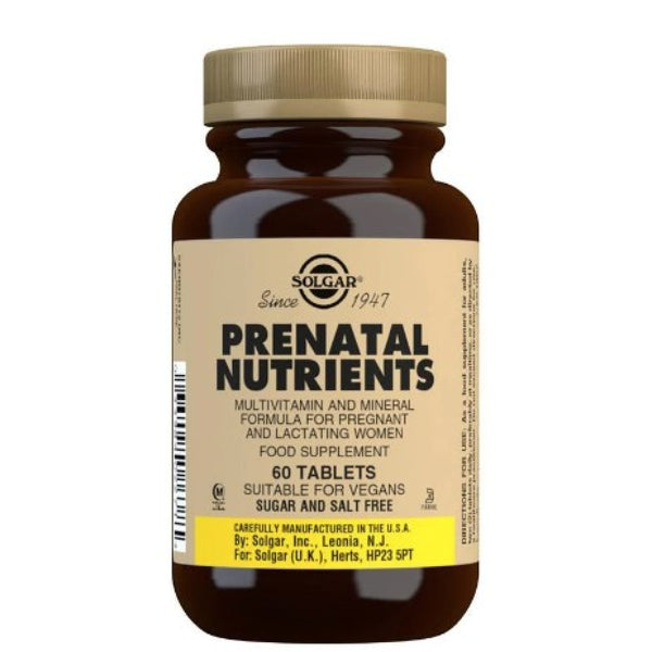 Solgar - Prenatal Nutrients Tablets 60's – City Plaza Pharmacy