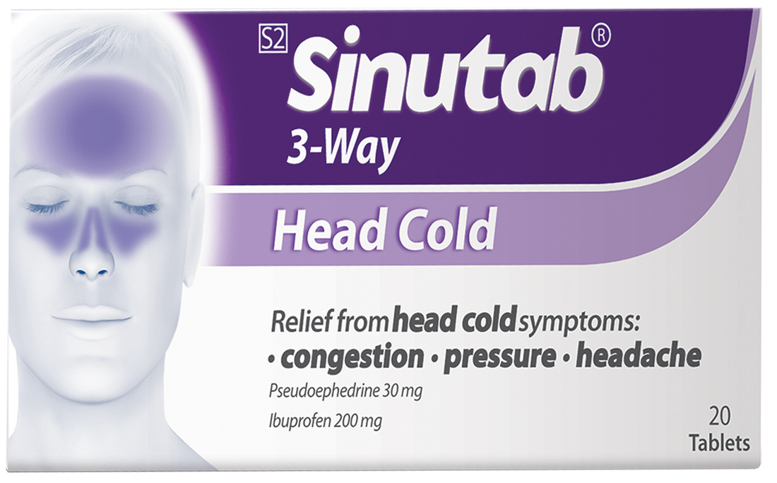 Sinutab 3-Way tablets – City Plaza Pharmacy