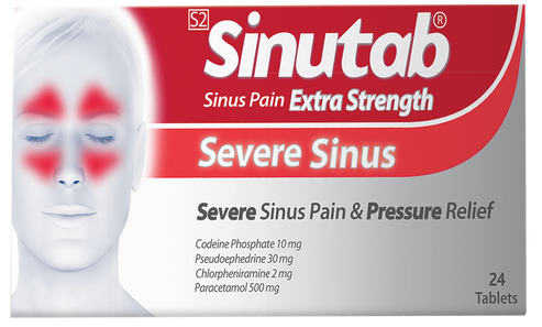 Sinutab Sinus Pain Extra Strength tablets – City Plaza Pharmacy