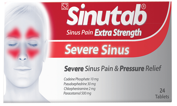 Sinutab Sinus Pain Extra Strength tablets – City Plaza Pharmacy