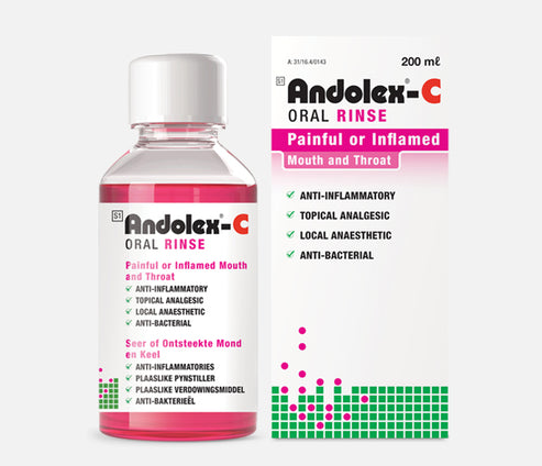 Andolex®-C Oral Spray and Rinse – City Plaza Pharmacy